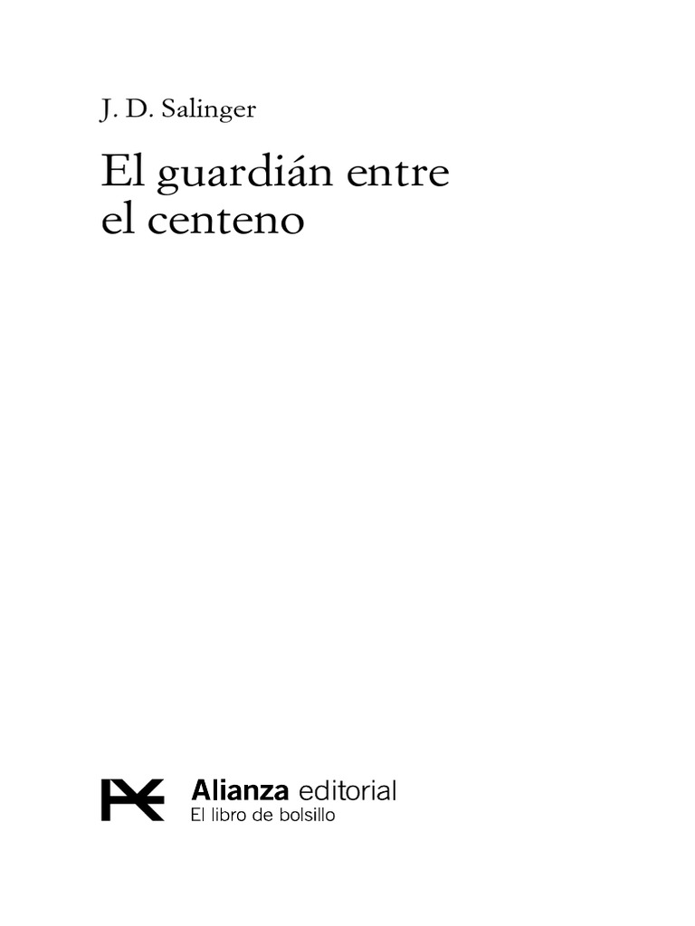 El Guardian Entre El Centeno | PDF