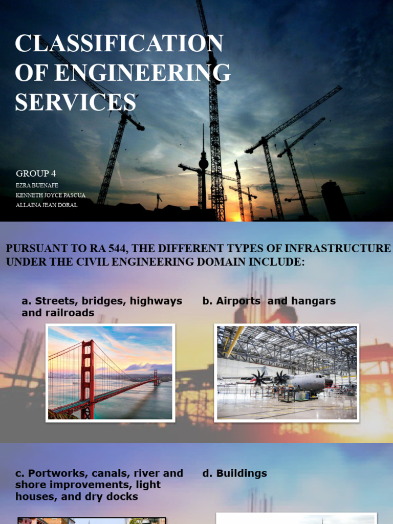 Engineering Services Classification Guide | PDF | Valuation (Finance ...