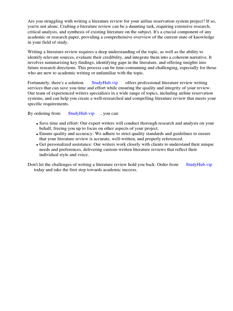 Literature Review Airline Reservation System | PDF | Class (Computer ... Literature Review Airline Reservation System | PDF | Class (Computer ...