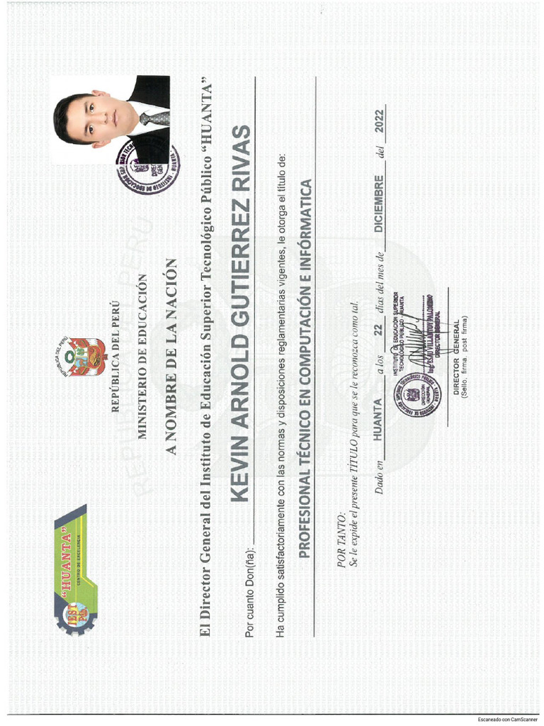 Documentos de Kevin Gutierrez Rivas | PDF