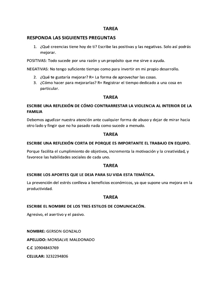 TAREA | PDF