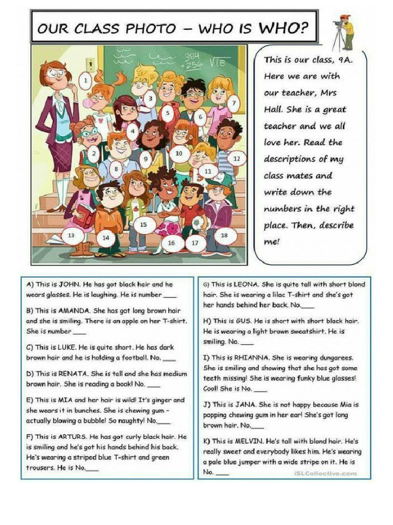 3 Who Is Who Exercice x1 Eleves | PDF 3 Who Is Who Exercice x1 Eleves | PDF