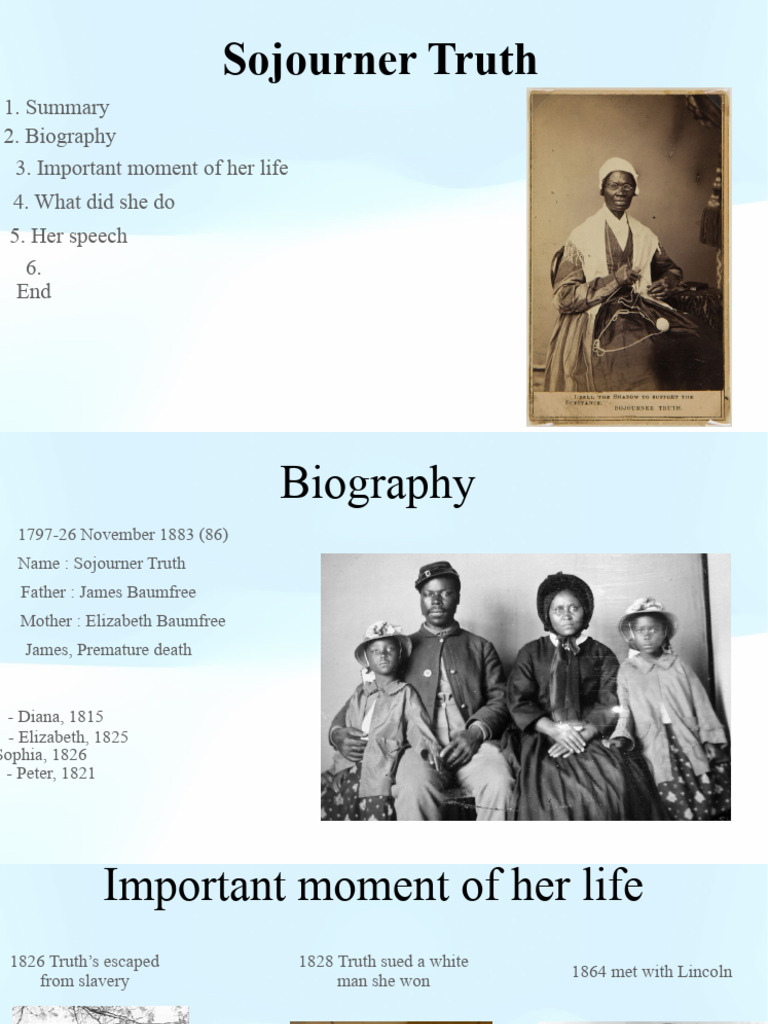 Sojourner Truth: Life and Legacy | PDF | Classics