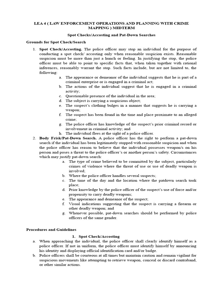 Lea 4 Midterm Module | Download Free PDF | Search Warrant | Arrest