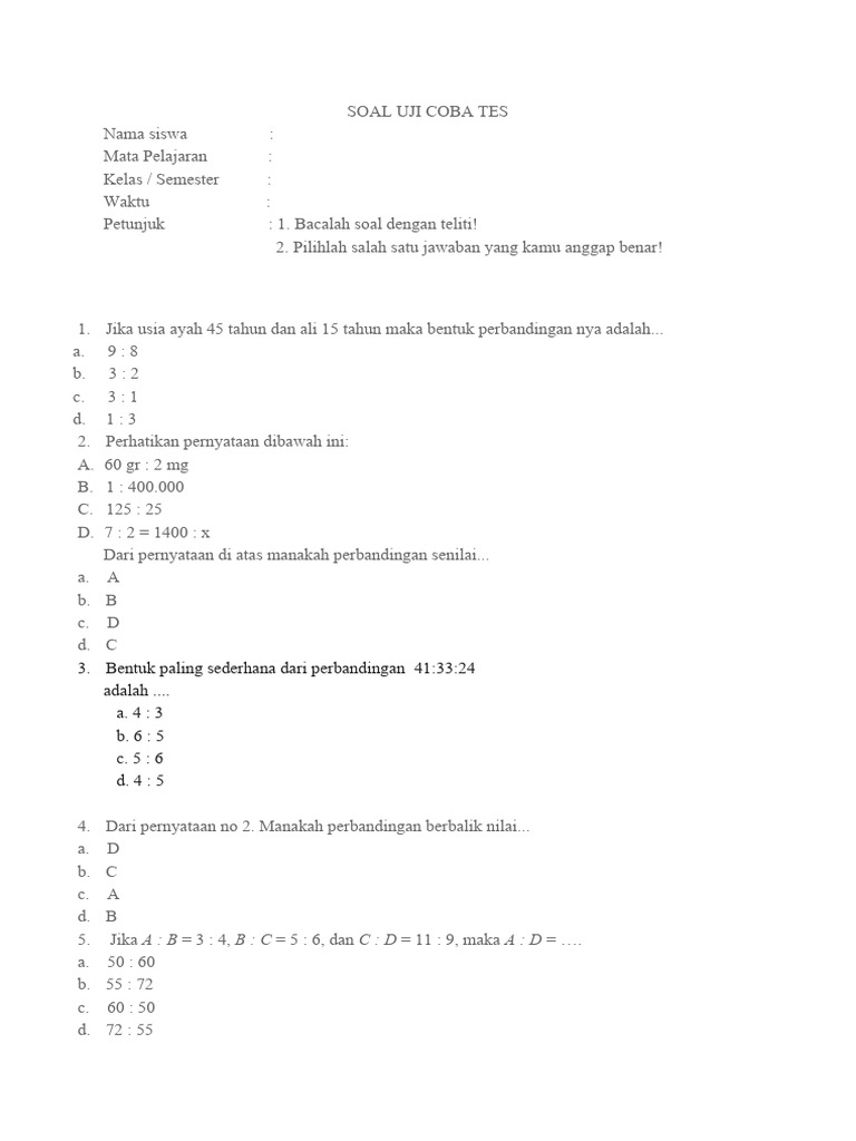 Perbandingan 75 kg dan 1 Kuintal | PDF | Griya & Taman | Seni
