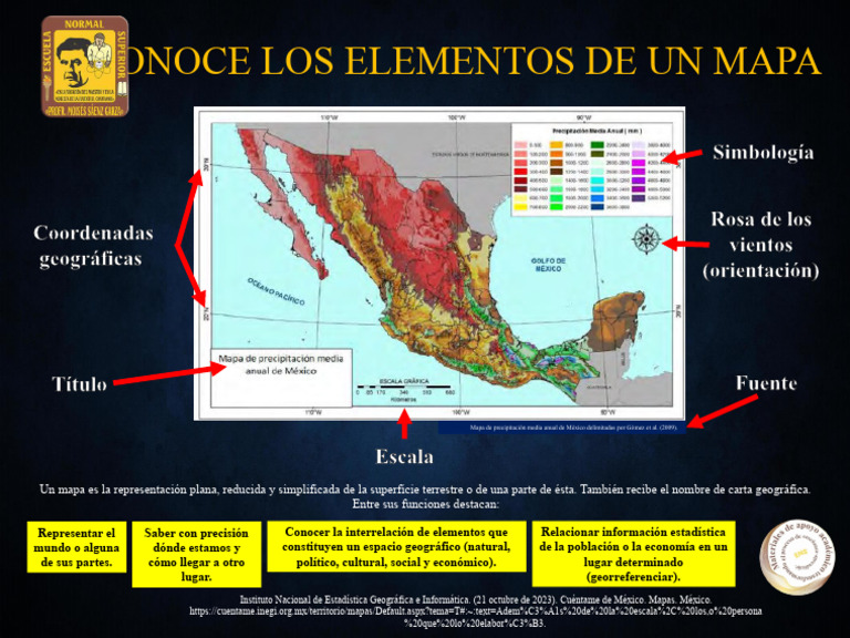 Elementos Esenciales de un Mapa | PDF | Mapa | Ciencias de la Tierra