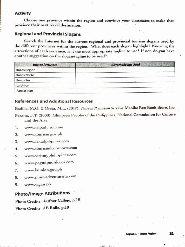 CHAPTER 2 - Region 1 Ilocos Region (Next Page) | PDF