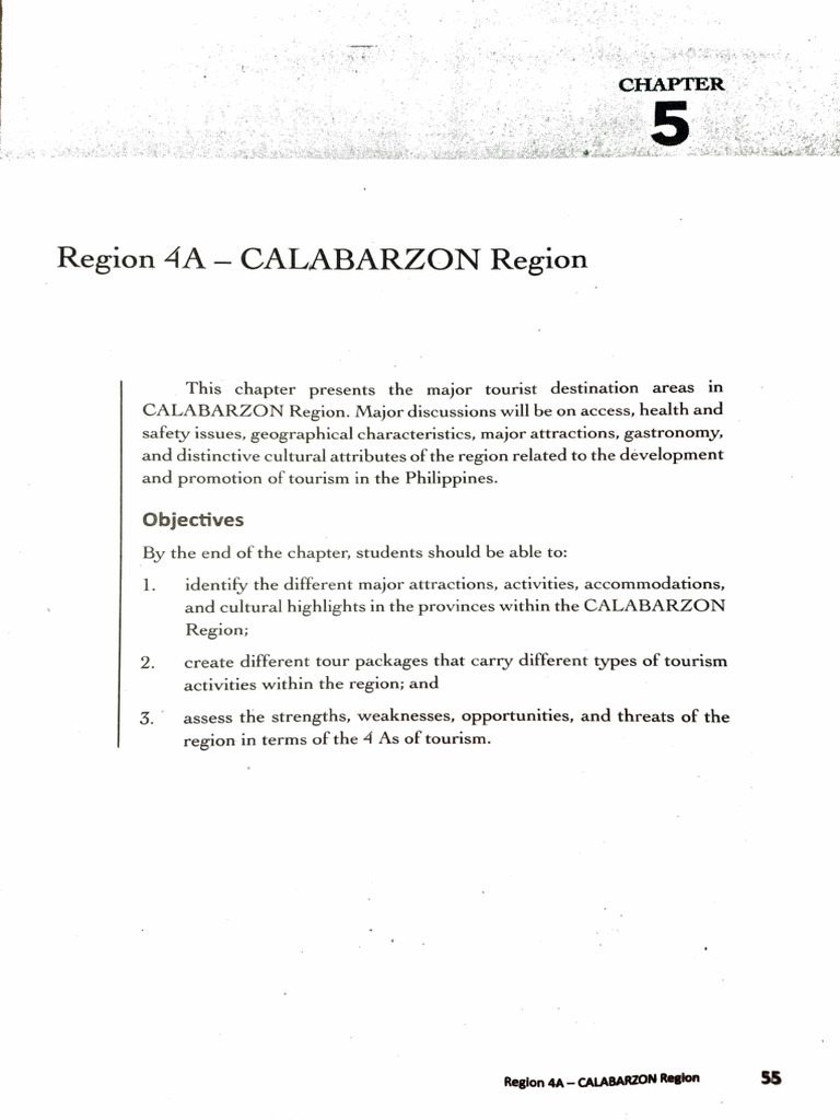 CHAPTER 5 - Region 4A CALABARZON Region | PDF