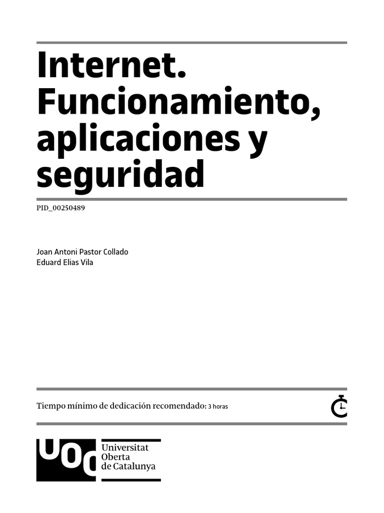 Diseño y Arquitectura de Sistemas de Información - Módulo Didáctico 5 - Internet. Funcionamiento ...