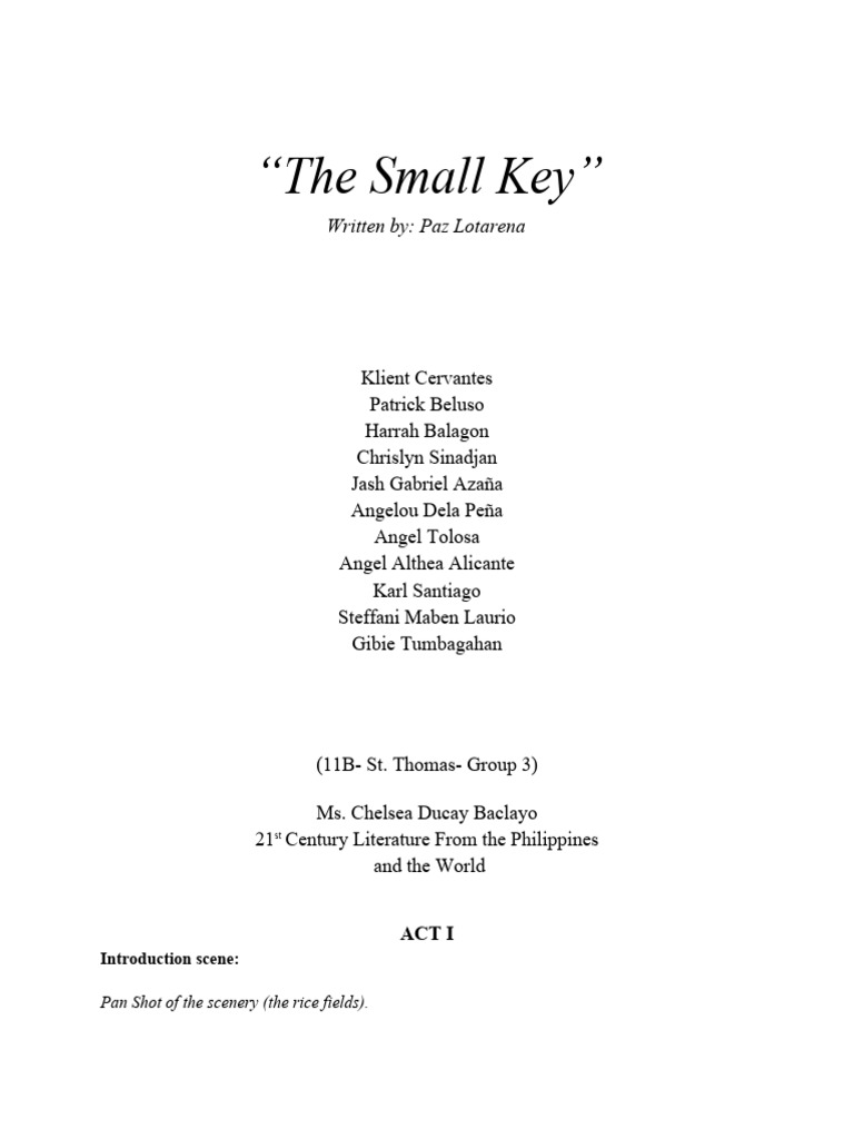 "The Small Key"-2 | PDF