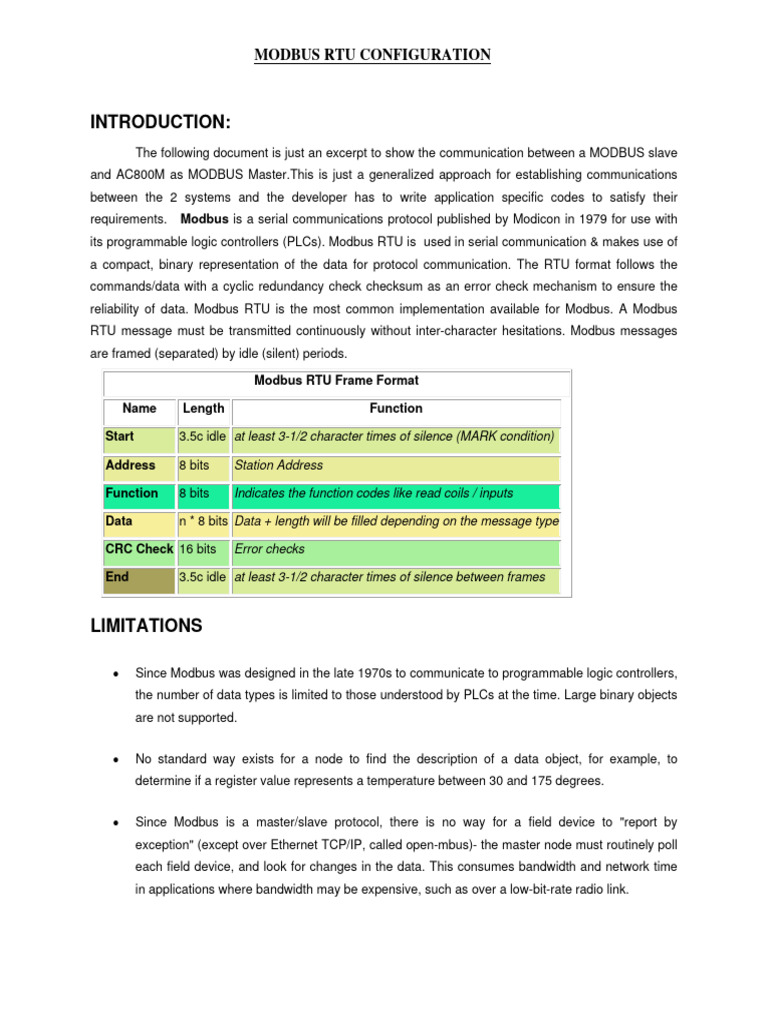 Dokumen - Tips - Modbus Rtu Configuration 2015 09 06modbus Rtu Configuration Standalone ...