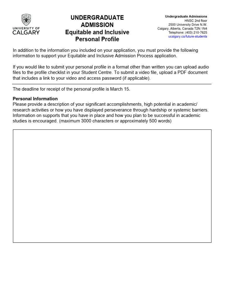 EQA_Personal_Profile | PDF