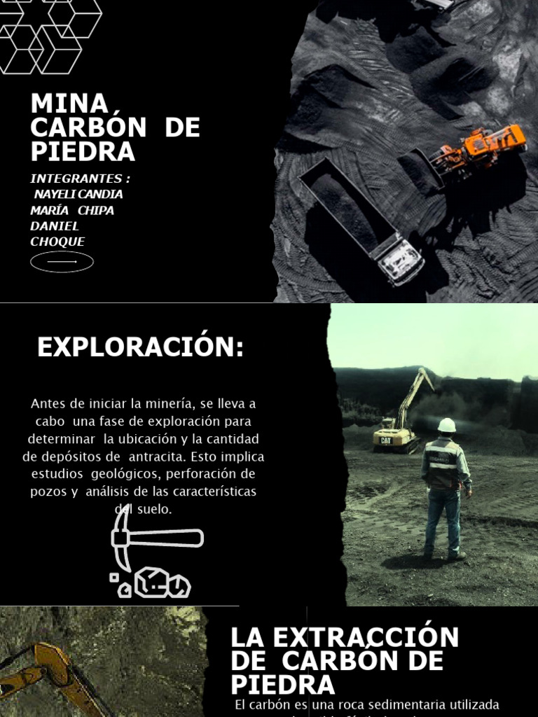 Proceso de Extracción de Carbón de Piedra | PDF | Minería | Carbón