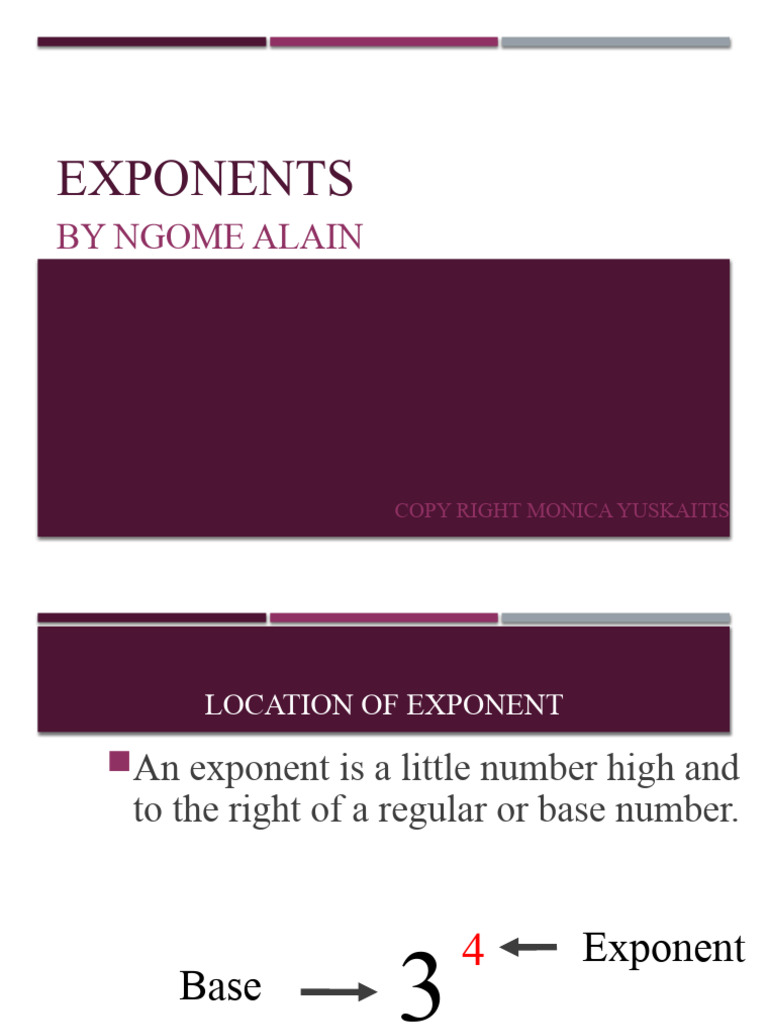 Exponents Intro With Practice Autosaved Pdf Length Exponentiation