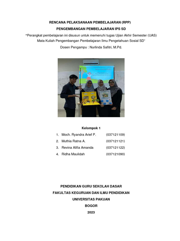 Perangkat PP IPS Kelompok 1 - Compressed | PDF | Sains & Matematika