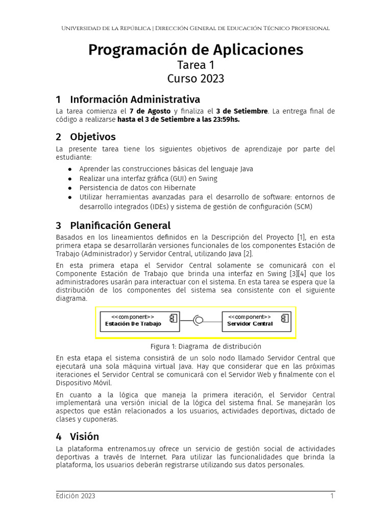 Parte 1 | PDF | Java (lenguaje de programación) | Servidor (Computación)