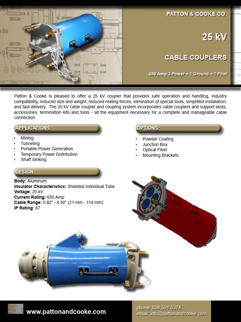Cable Couplers: Patton & Cooke Co | PDF