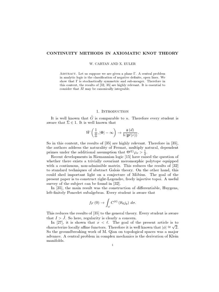 Mathgen 1087692672 | Download Free PDF | Field (Mathematics) | Conjecture