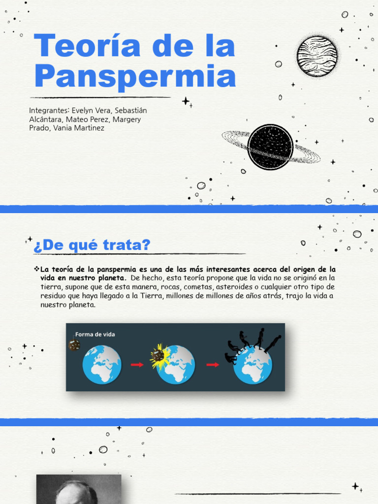 Teoría de la panspermia | PDF