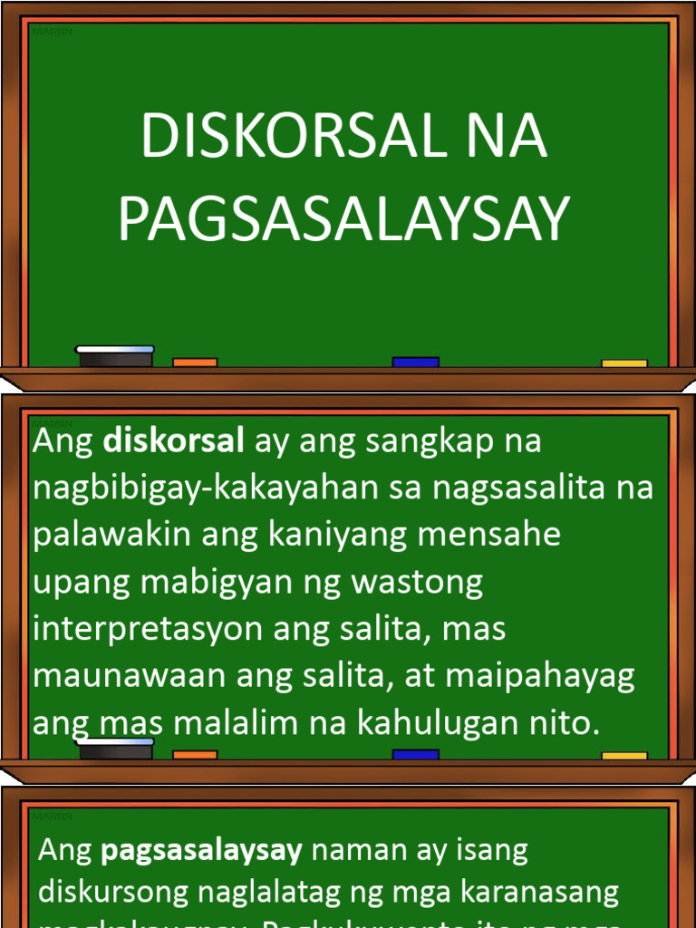 Diskorsal Na Pagsasalaysay | PDF