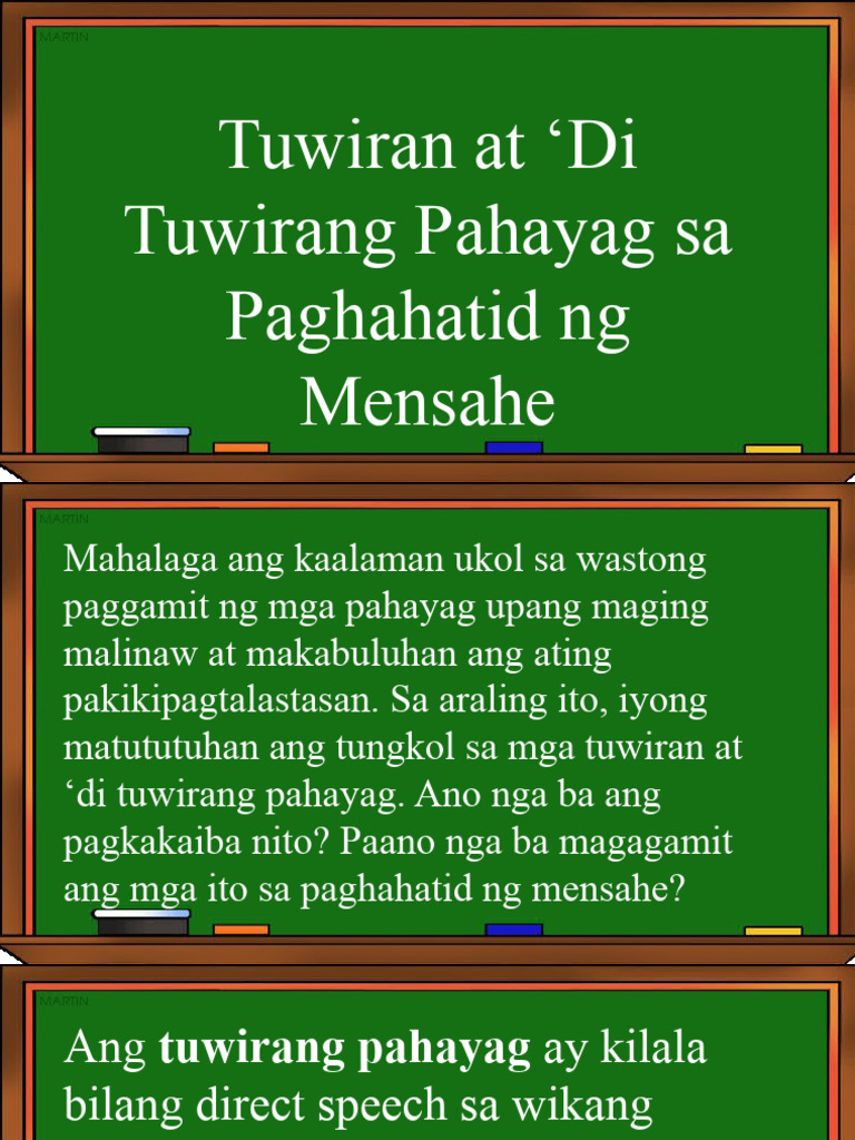 Tuwiran at Di Tuwirang Pahayag | PDF