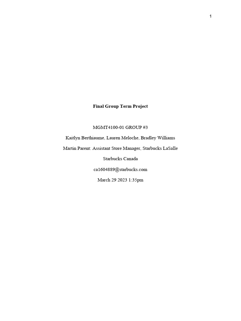 Final Group Project | PDF | Learning Theory (Education) | Evaluation