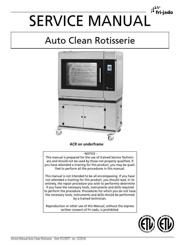 Service Manual ACR USA 20170901 | PDF | Thermostat | Fuse (Electrical)