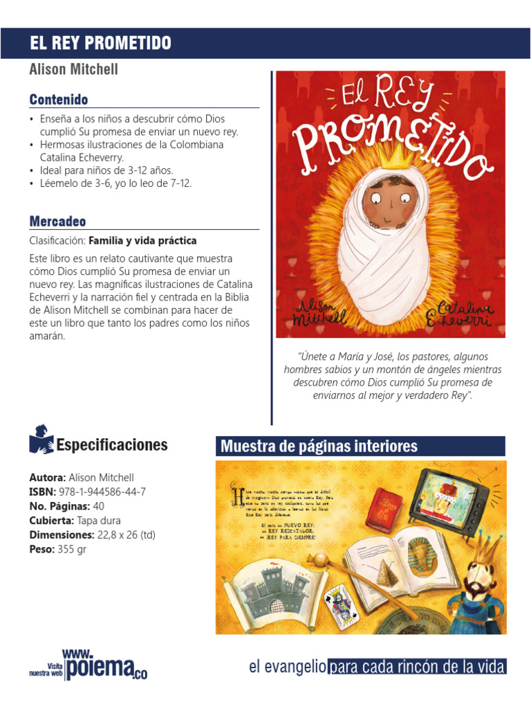 El Rey Prometido para Niños | PDF
