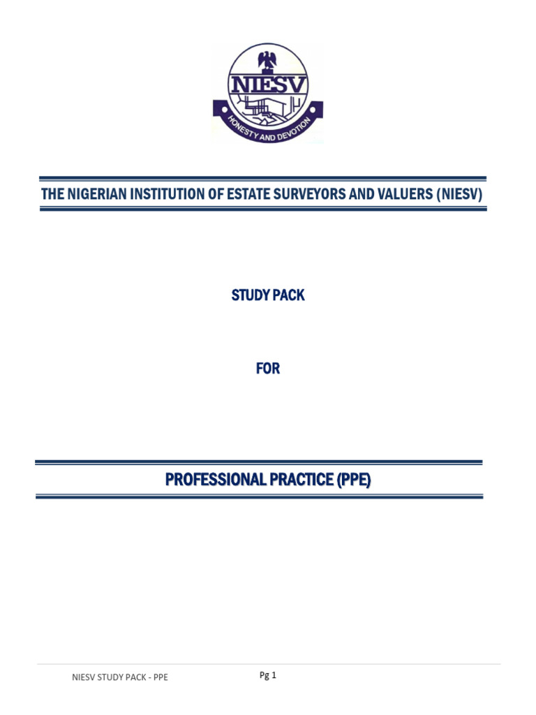 Ppe Study Pack | PDF | Real Estate Appraisal