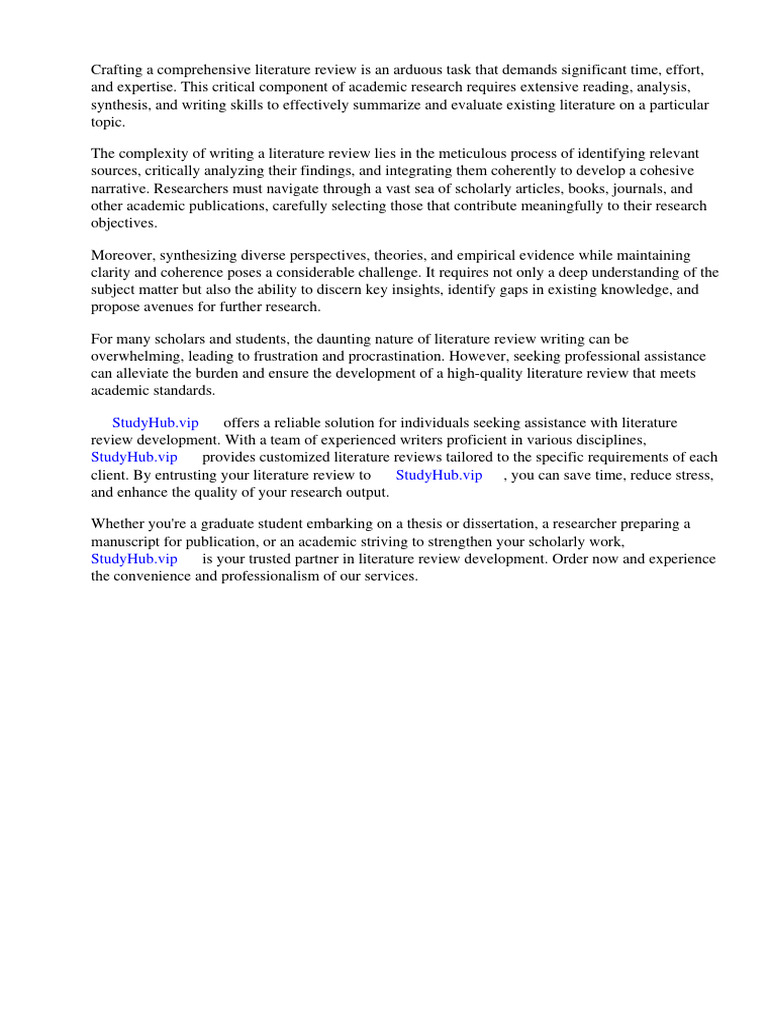 Literature Review Development | PDF | Literature Review | Methodology