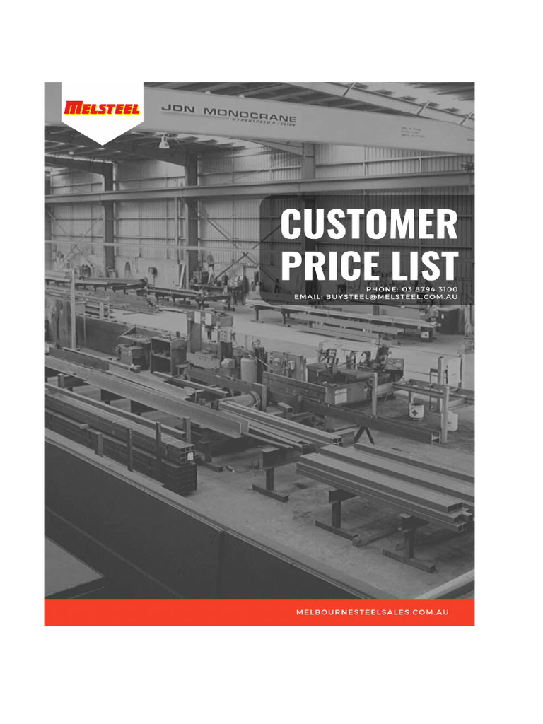 Customer Price List OCTOBER 2023 | PDF