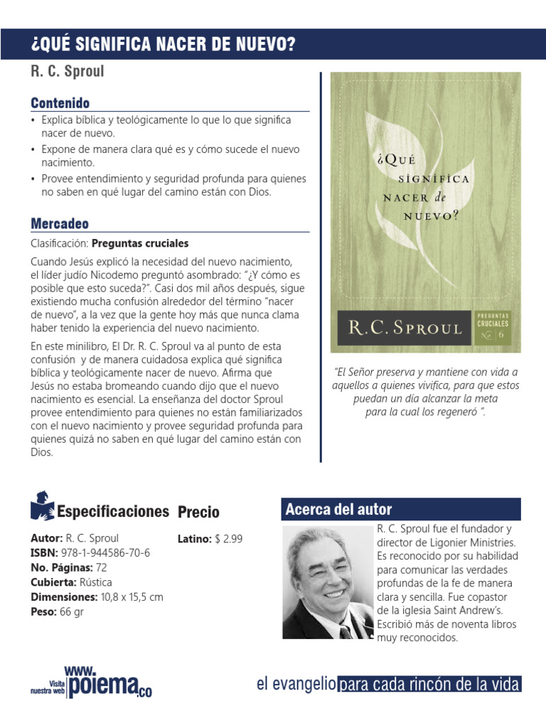 ¿Qué Significa Nacer de Nuevo? | PDF