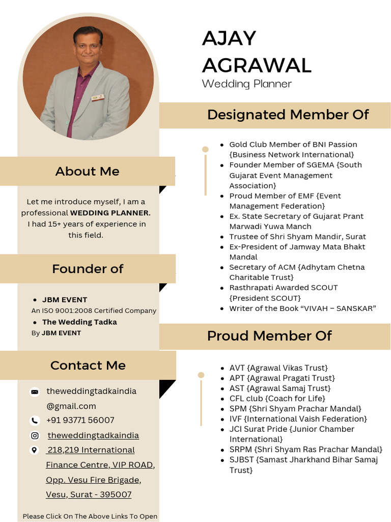 Mr. Ajay Agarwal Profile | PDF