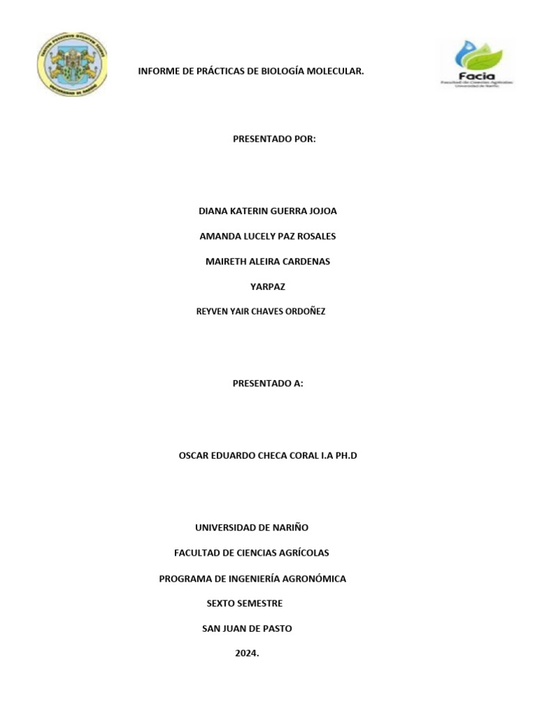 Informes B.M | PDF | Laboratorios | Residuos