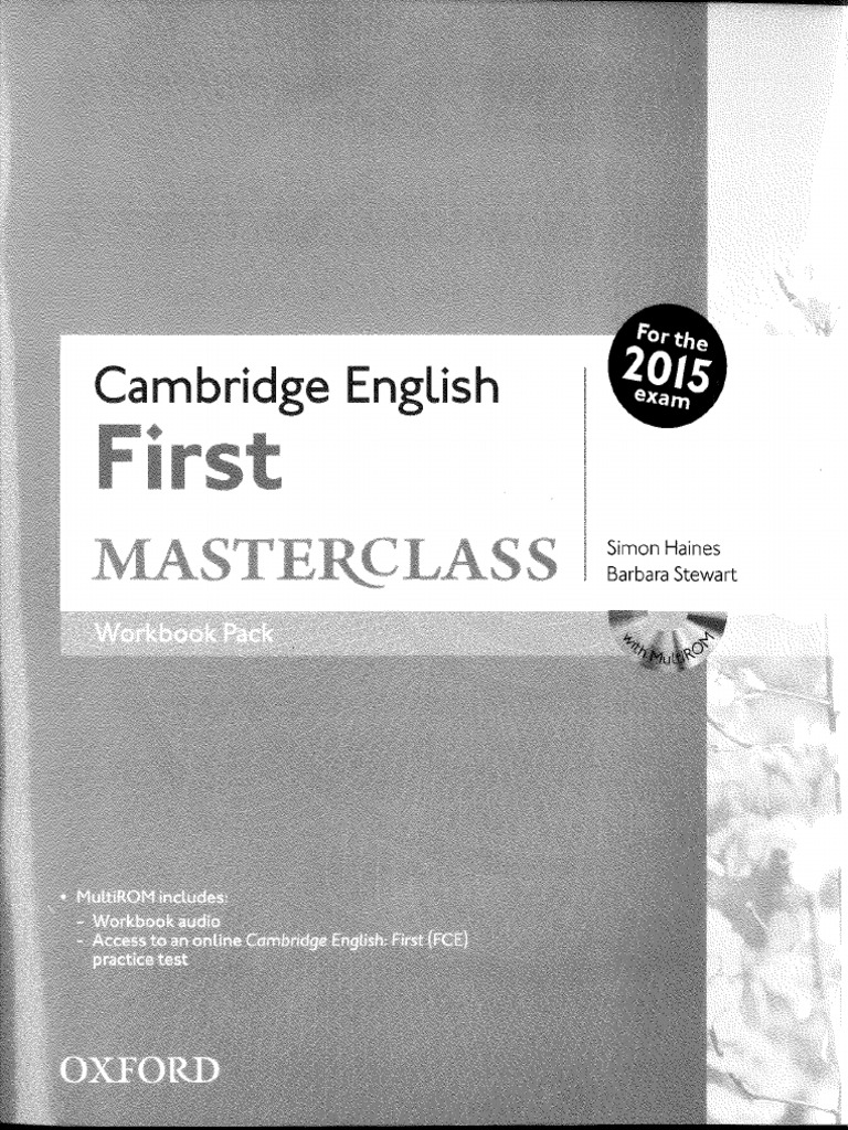 First Masterclass WorkBook | PDF