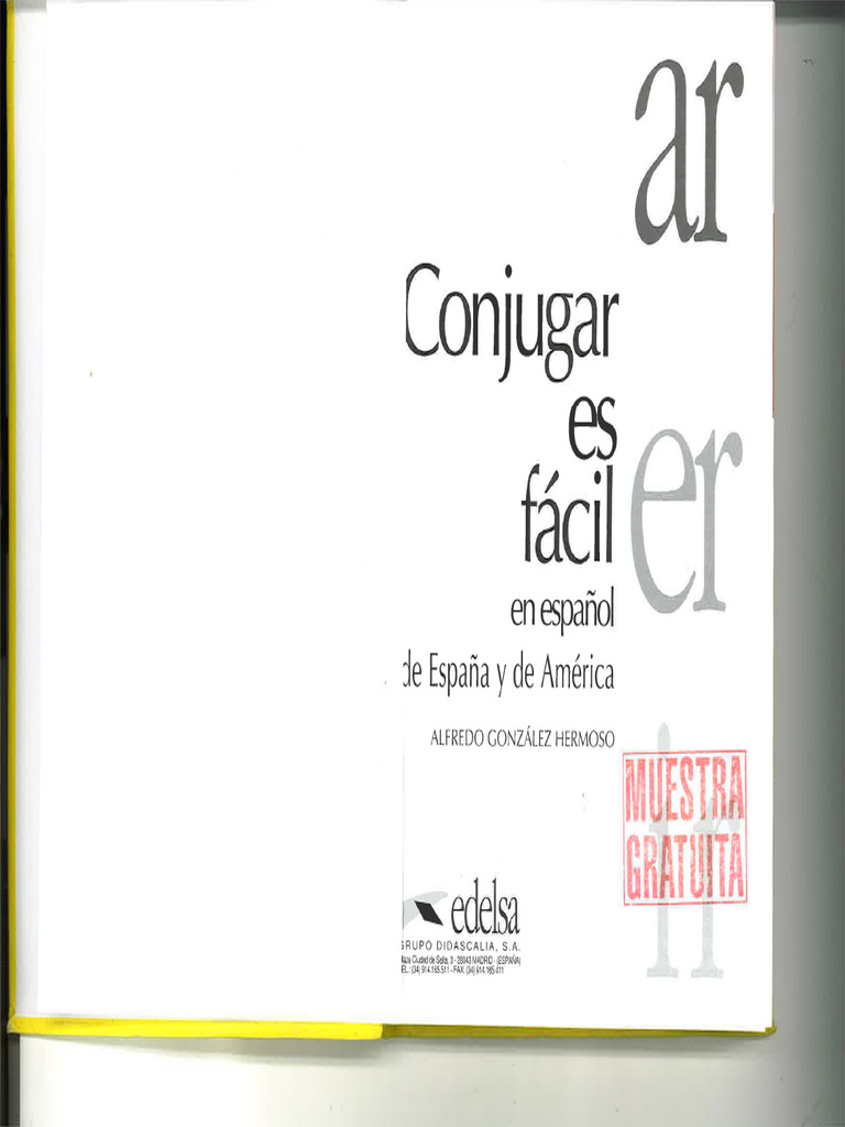 Conjugar Es Fácil | PDF