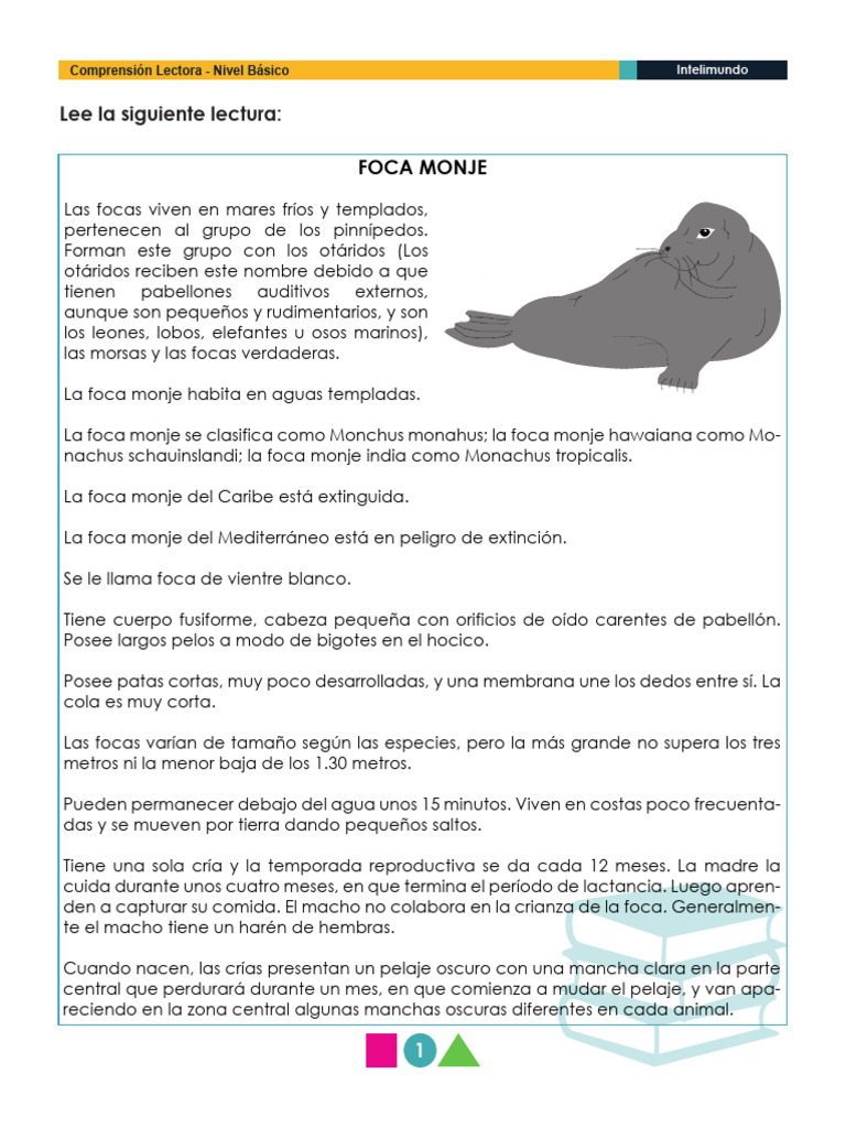 25 Foca Monje | PDF | Pinnípedo | Mamíferos marinos