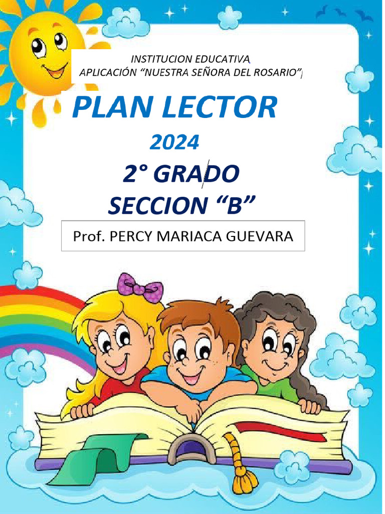 Plan Lector Caratula | PDF | Salón de clases | Educación primaria