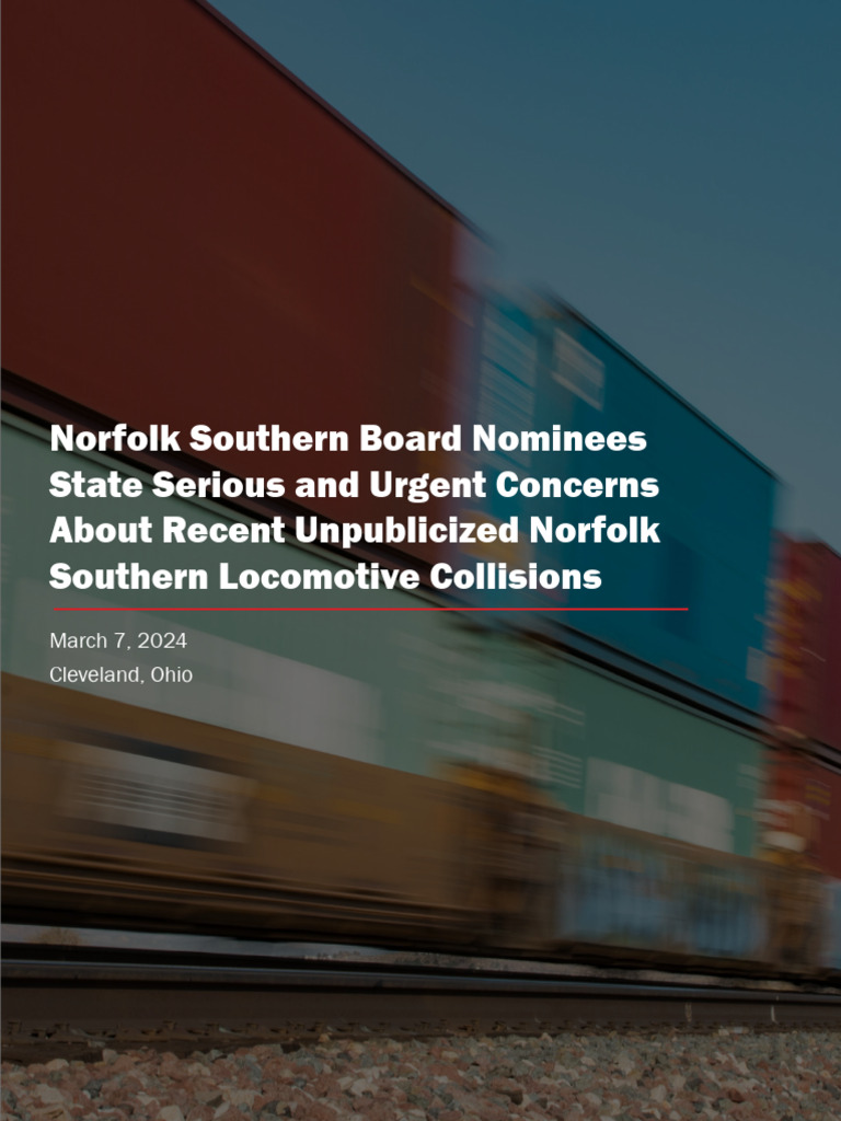 NS Board Nominees State Serious and Urgent Concerns About Recent ...