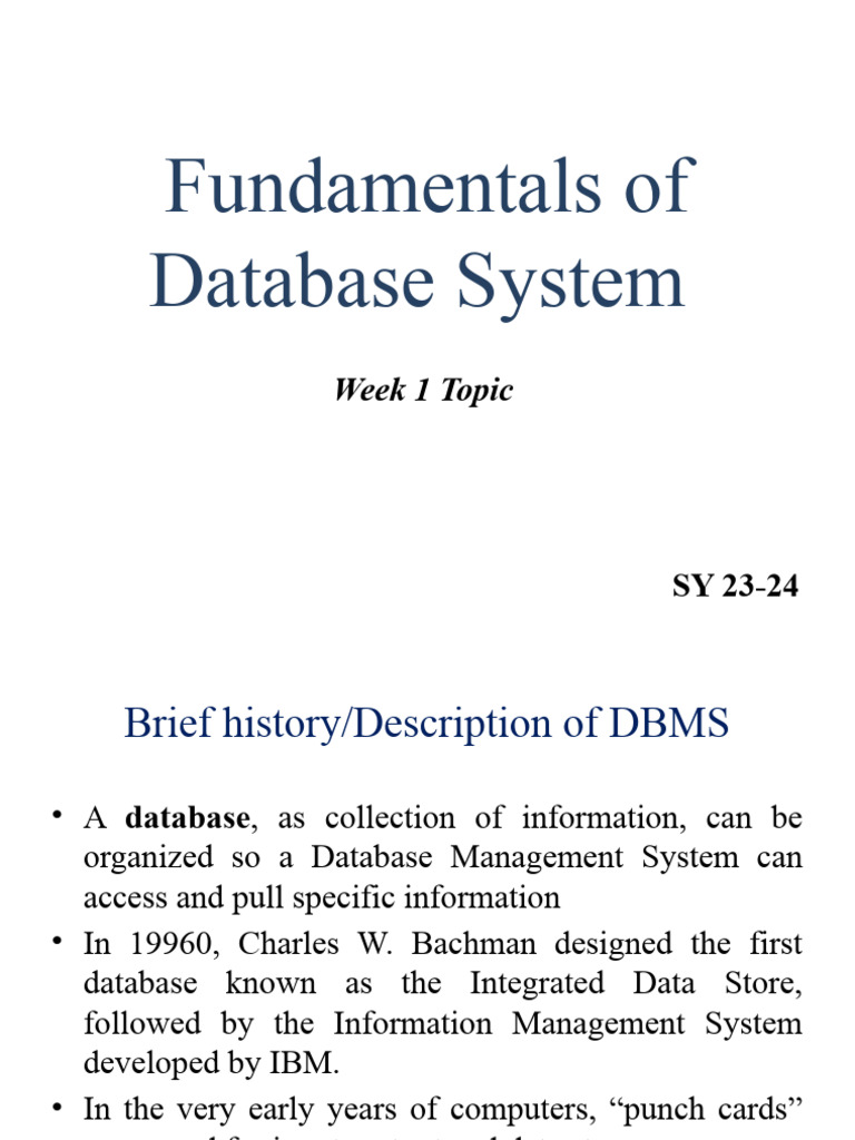 Fundamentals of Database System | PDF | Databases | No Sql