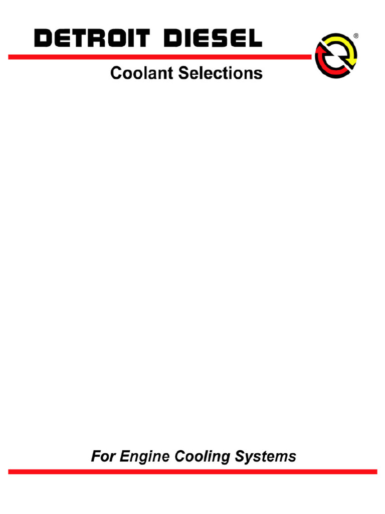 Detroit Diesel - Coolant Selections - 7SE298 - 2002 - OCR - 35 Pages ...