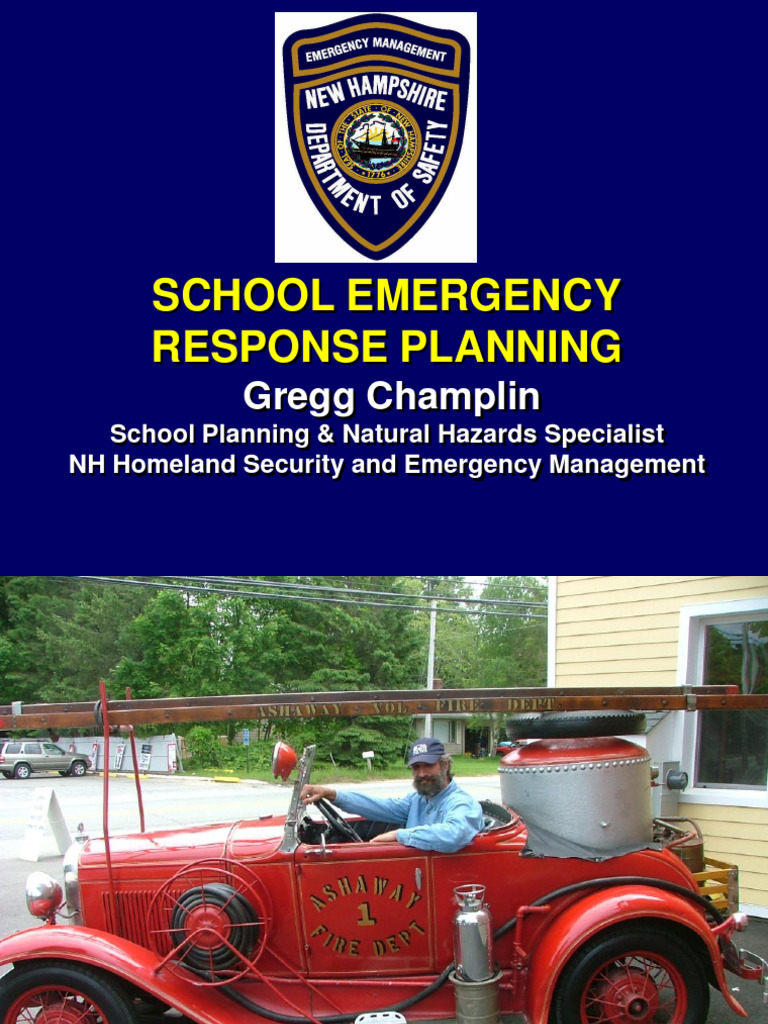 New Hampshire Dept of SafetySchool Emergency Response Planning | PDF | Incident Command System ...