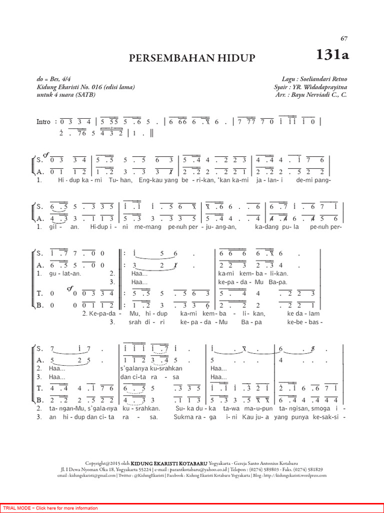 Persembahan Hidup | PDF