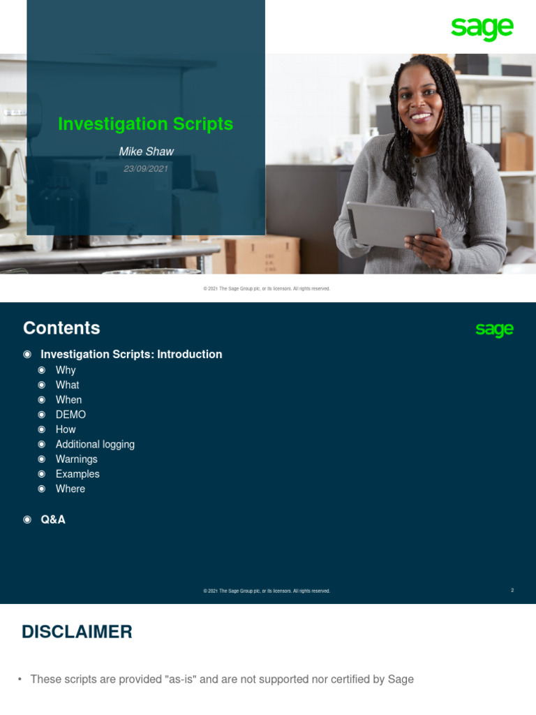 07 - Investigation Scripts Sage | PDF | Computer File | Zip (File Format)