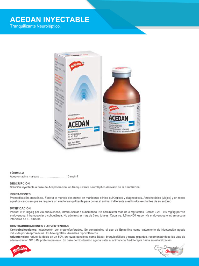 2 Acedan Inyectable - Compressed | PDF