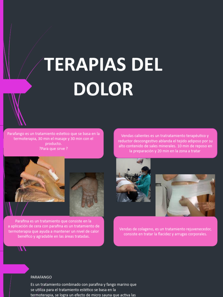 Semana 12 Contenido Terapia para El Dolor | PDF | Sistema circulatorio | Masaje