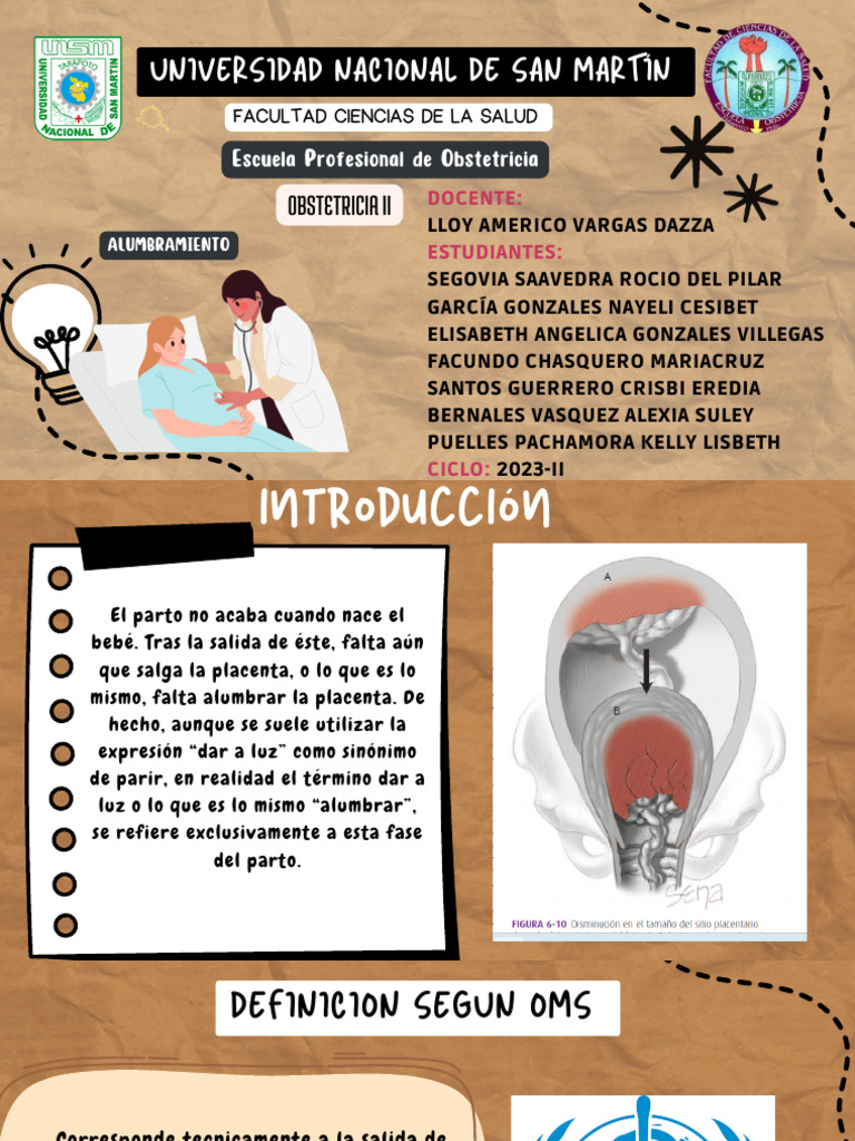 ALUMBRAMIENTO | PDF | Parto | Placenta