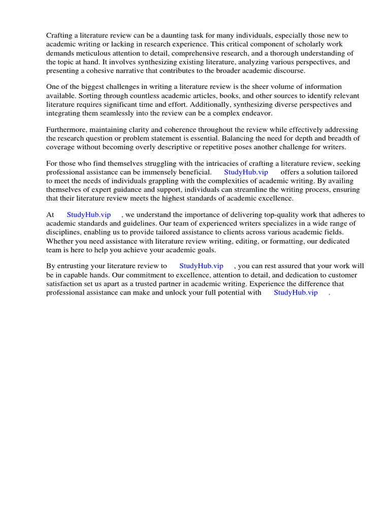 Apa Literature Review Paper Sample | PDF | Apa Style | Thesis