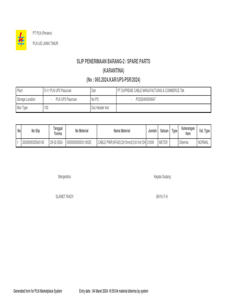 File TUG 3 Karantina | PDF