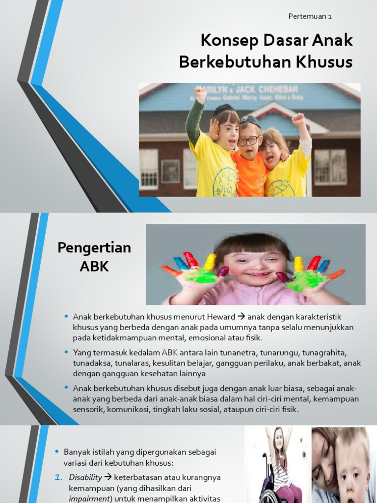 Konsep Dasar Anak Berkebutuhan Khusus | PDF
